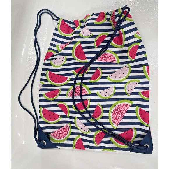 thirty-one | Bags | Thirty One Tote Summer Watermelon Cinch Bag String ...